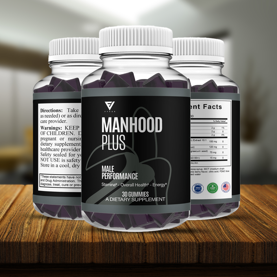 Manhood Plus Gummies for Men ManhoodPlus Supplement (1 Month Supply) | eBay