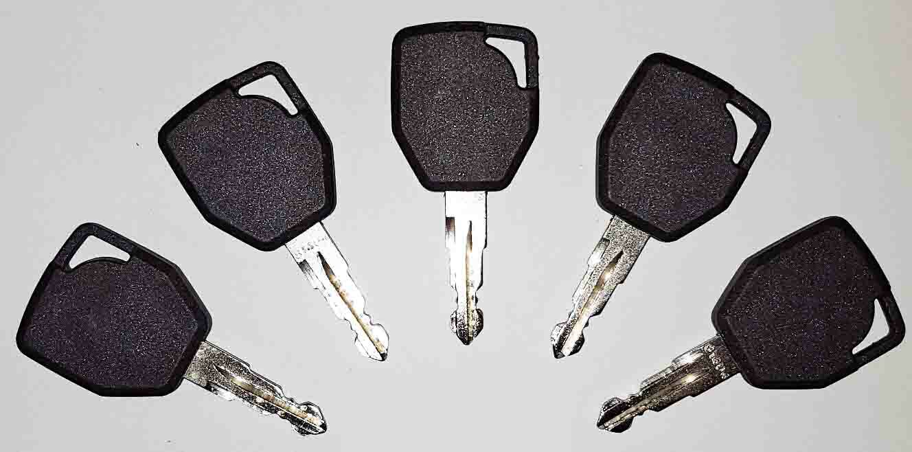 5pc Ignition Key 81404 fits Terex Backhoe 760 820 860 880 970 980 | eBay