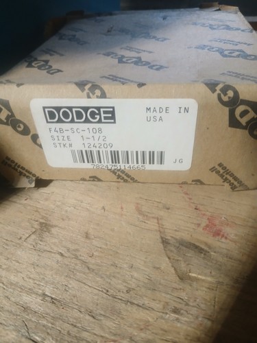 Dodge 124209 F4b-sc-108 4 Bolt Flange Bearing F4bsc108 for sale online ...