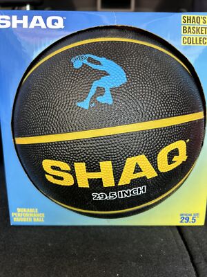 SHAQ Basketball Collection Offical Sized Basketball (29.5”) Black ...