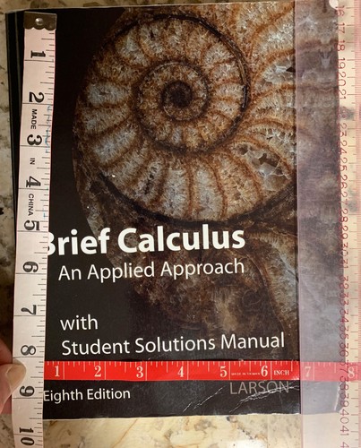 Brief Calculus An Applied Approach with student solution , 8th editions ...