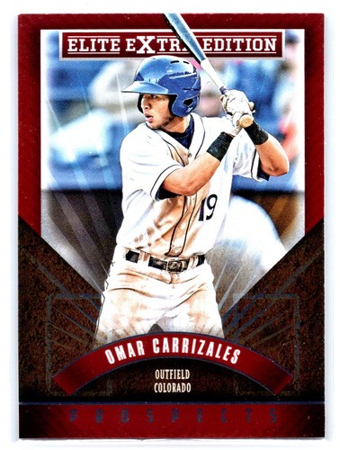 2015 Panini Elite Extra Edition Baseball #164 Omar Carrizales Colorado Rockies | eBay