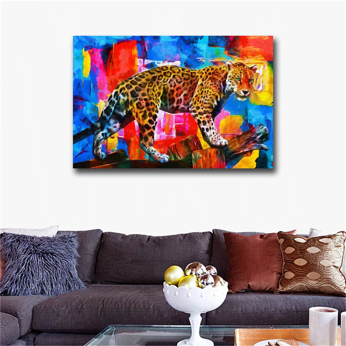 Abstract Leopard Painting