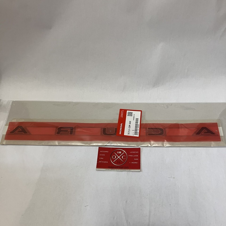 New Genuine OEM Acura 3.2CL Rear Emblem Script Badges 01-03 CL Type S ...