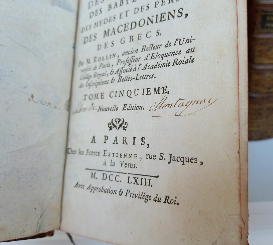 1700s Antique Book from the 18th Century Leather Binding Price per ...