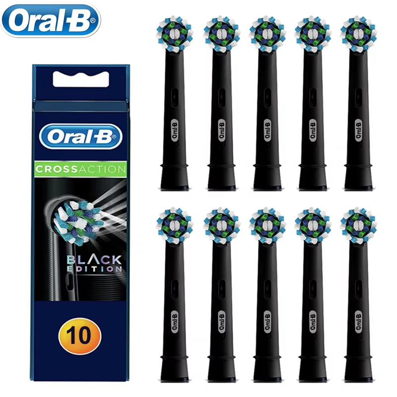 Original Electric Toothbrush Heads EB50 Cross Action 16 Degree Stains ...