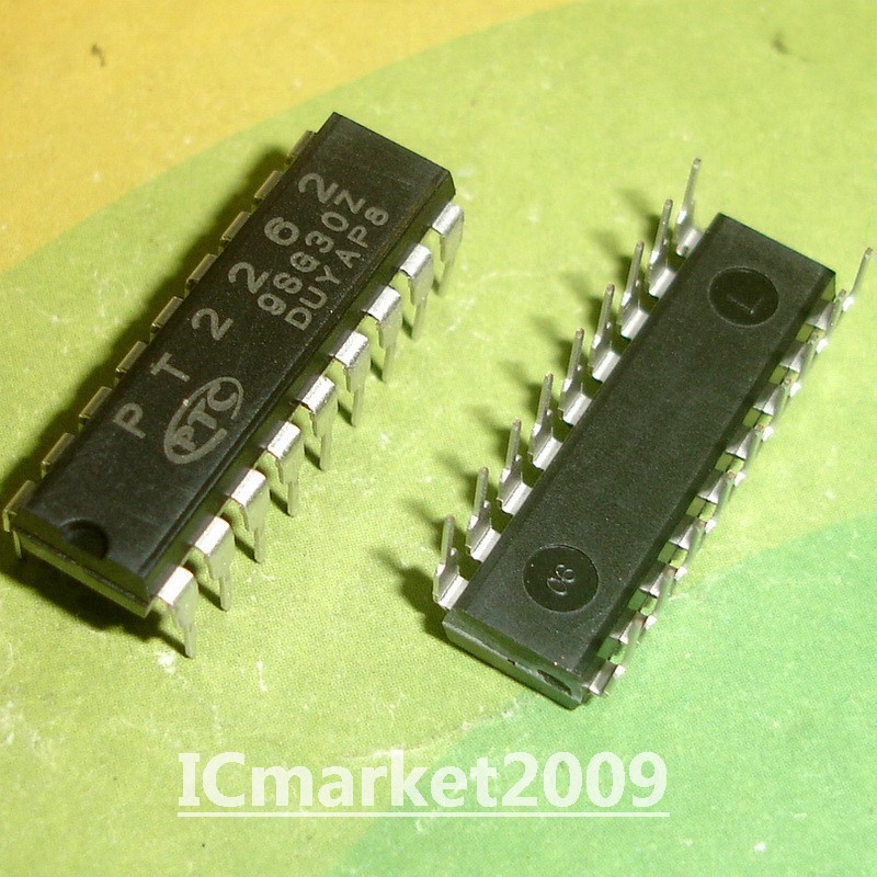 10 PCS PT2262 DIP-18 2262 Remote Control Encoder Chip IC | eBay