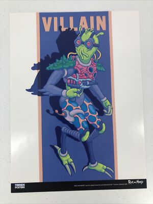 Villain - Gromflomites - Rick & Morty Mini Poster 8x11 | eBay