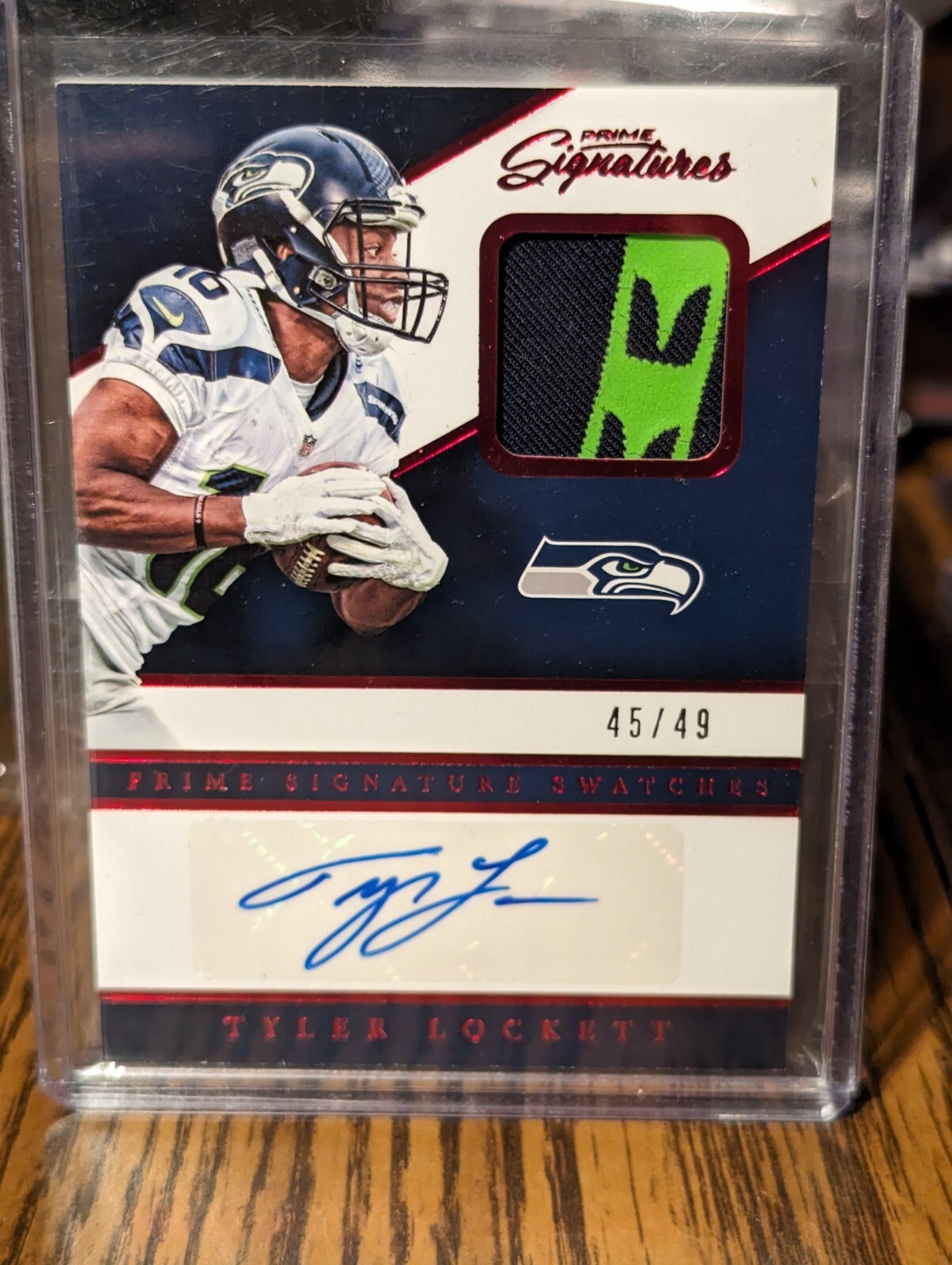 2016 Panini Prime Signatures Tyler Lockett Rookie Patch Autograph 45/49 ...