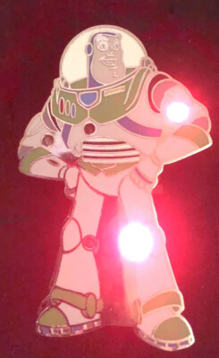 Buzz Lightyear Standing Light Up Blinking lights Toy Story 2006 Pin ...