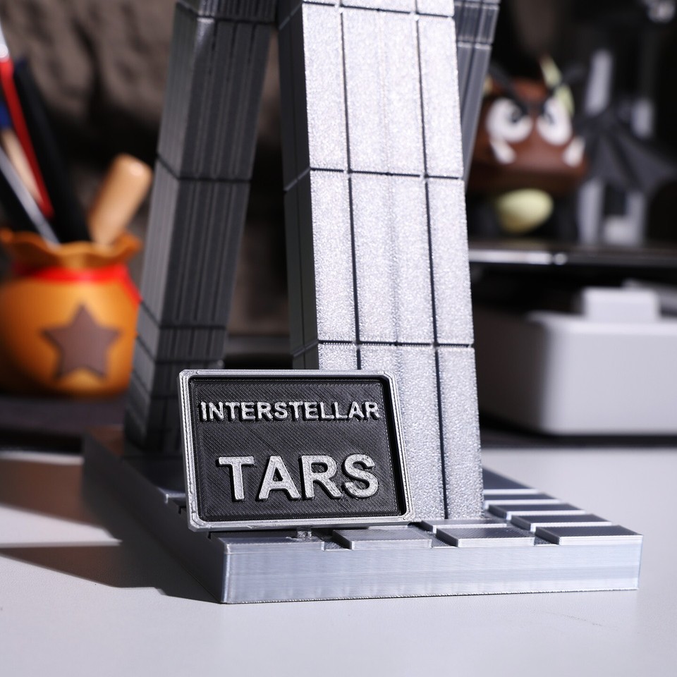 Interstellar Movie TARS Robot Figure Custom 3D Printed Model Gunmetal ...