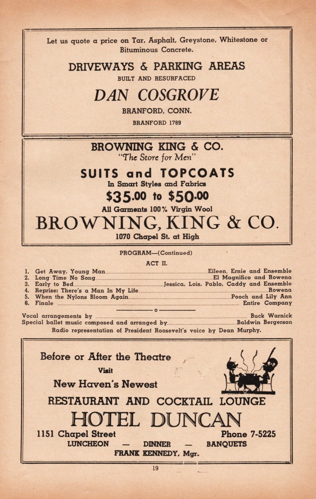 Thomas Fats Waller "EARLY TO BED" Doris Patston / Joseph Macaulay 1944 ...