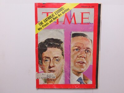 TIME MAGAZINE - FEBRUARY 23, 1970 THE CATHOLIC EXODUS L1 | eBay