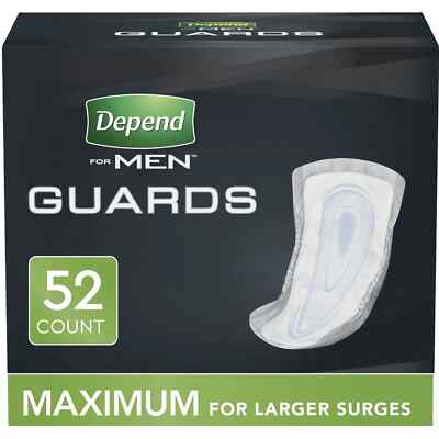 Depend Incontinence Guards for Men/Bladder Control Pads for Men ...