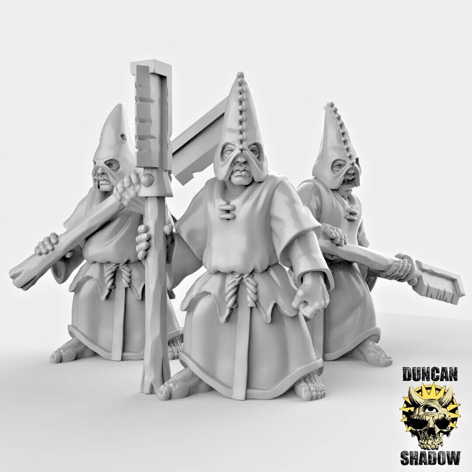 Cultist, Cult Miniature set 2 Miniatures by Duncan Shadow Dnd Cult Mini ...