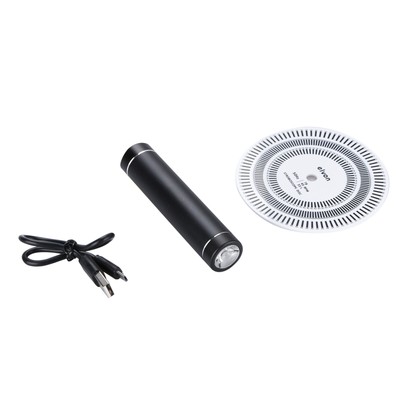 50Hz Turntable Records Stroboscopic Strobe Light+Tachometer Disc 33/45 ...