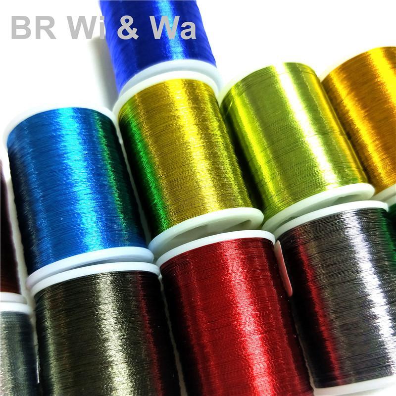 Metallic Thread 200m/Spool 150D Fishing Rod Component DIY Rod Building ...