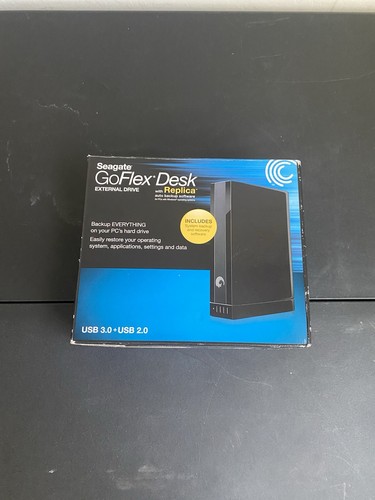 Seagate GoFlex Desk External Drive With Replica Auto Backup USB 2.0 & 3 ...