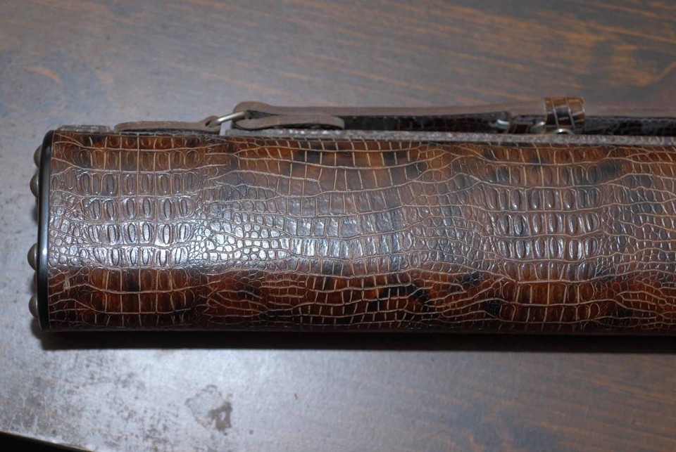 It's George Pool Cue Case, Brown Leather, One Butt/2 Shaft | eBay