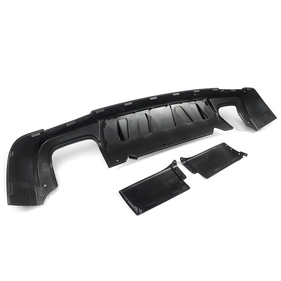 Black Rear Diffuser For 2015-2023 Dodge Challenger SRT Hellcat R/T Scat ...