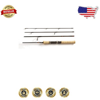 Ultra Light Graphite Fishing Rod with Cork Handle - Perfect for Trout ...