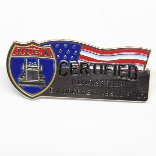 Certified Illinois Truck Enforcement Association Pin Lapel Enamel ...