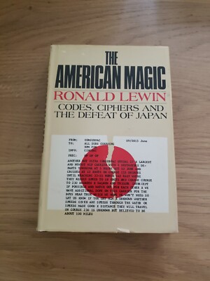 WW2 US Japan The American Magic Codes and Ciphers Lewin Hardcover ...