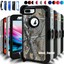 For iPhone 6 7 8 Plus Shockproof Rugged Case With Belt Clip & Screen ...