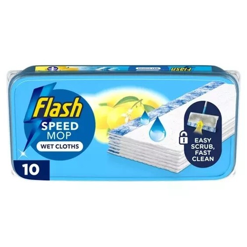 Flash Speed Mop Wet Cloths Refills 10 | 24 | 48 | 96 Pack Speed Mop ...