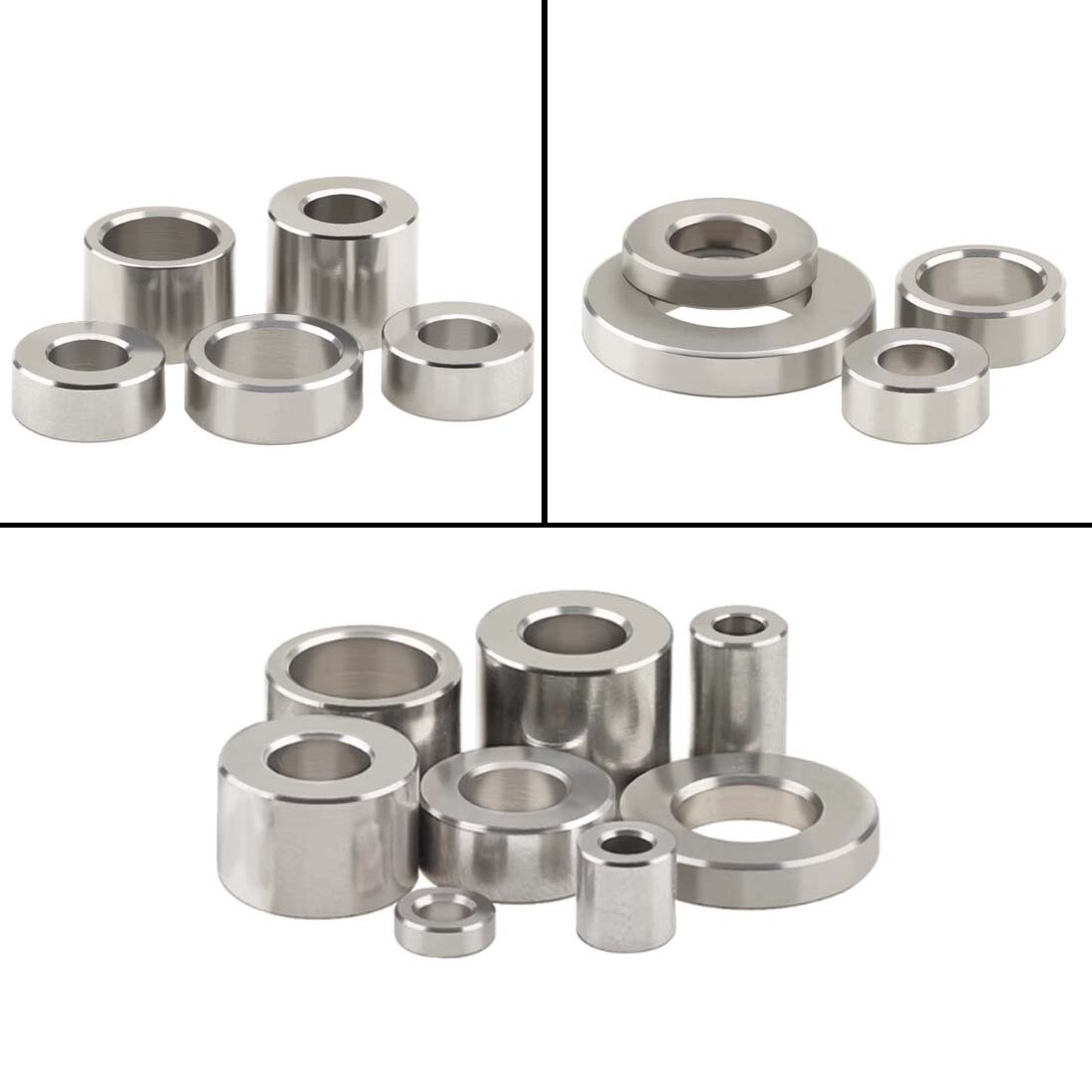 M2~M12 Stainless Steel Spacers Standoff Unthreaded Round Bushing Sleeve ...