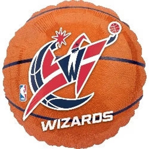NBA Washington Wizards Basketball 18" Foil Balloon (Packaged ...