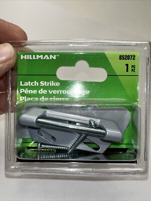 Hillman 852072 Screen & Storm Door Latch Strike Plate - Gray | eBay