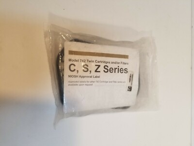 Model 742 Twin Cartridges Filter C, S, Z Series 2 Pack Scott Safety 3M ...