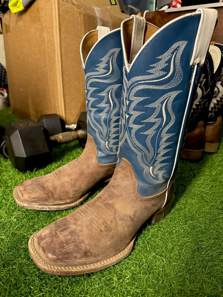 CODY JAMES MEN'S STOCKMAN WESTERN COWBOY BOOTS - BROAD SQUARE TOE | eBay