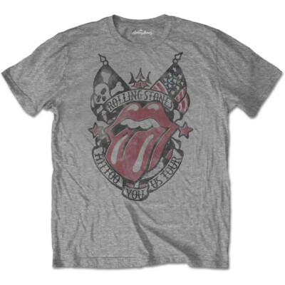 The Rolling Stones Unisex T-Shirt: Tattoo You US Tour (Soft Hand Inks ...