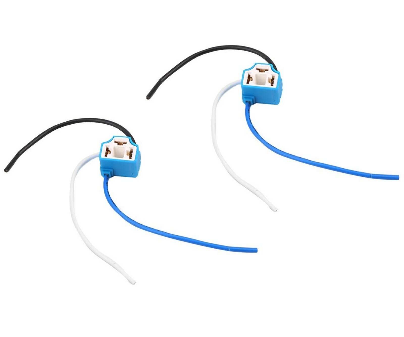 Wire Pigtail Female Ceramic A 9003 HB2 H4 Two Harness Head Light ...