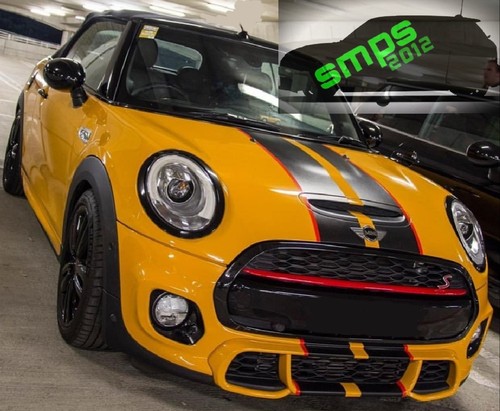 Gloss Red Front Grille Strip Cover for MINI F55 F56 F57 Cooper S JCW ...