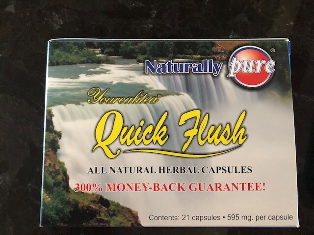 NATURALLY PURE QUICK FLUSH HERBAL capsules | eBay