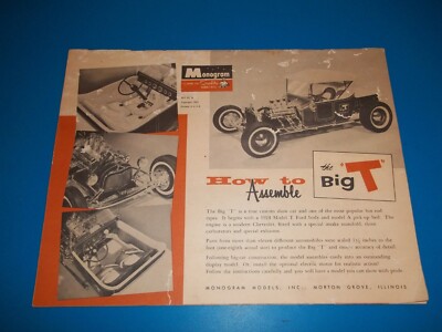 1/8 Scale: PC78 '62 Issue Big T Assembly Manual | eBay