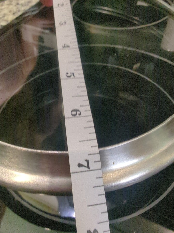 Cephalon Essentials 7½ Inch Stainless Steel & Glass Pot/Pan Lid (Inner ...