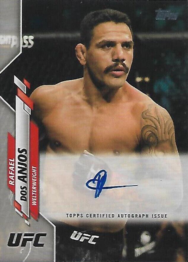 2020 Topps UFC - UFC Athlete Autographs Rafael dos Anjos #UFCA-RDA (AU ...