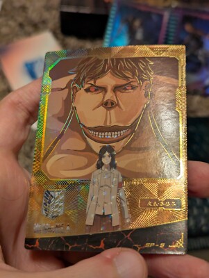AOT Pieck Cart Titan SP-5 Attack On Titan Foil Collectible Card | eBay