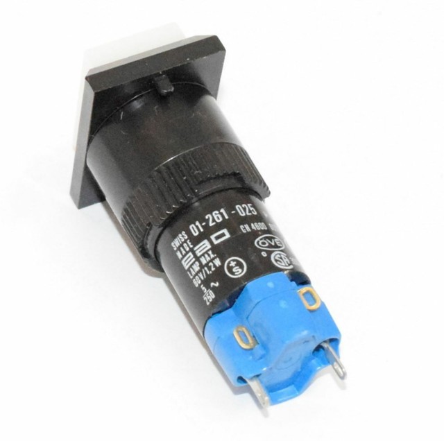 EAO 01-261.025 Lighted Pushbutton Switch 1 Co Contact Include Lamp 250 ...