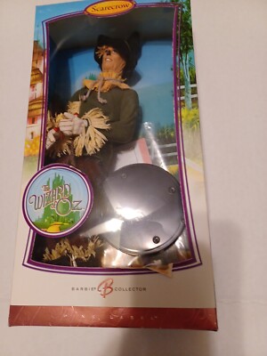 The Wizard of Oz Scarecrow Barbie Ken Doll 75th Anniversary Pink Label ...
