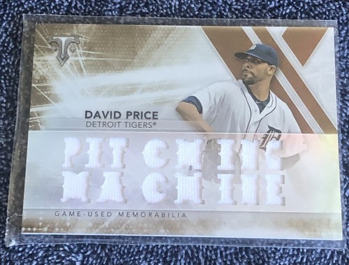 2015 Topps Triple Threads Relics /27 David Price #TTR-DPE2 Pitching ...