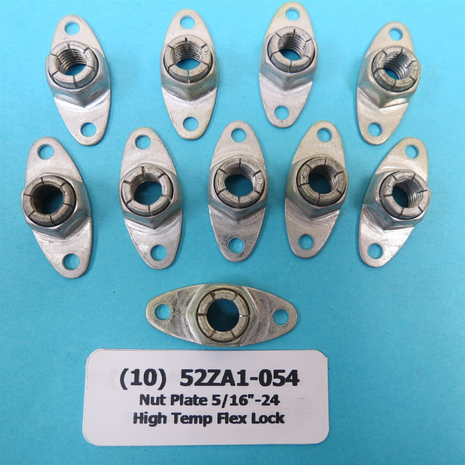 5/16-24 High Temp Flexloc Nutplate Heavy Duty Anchor Nut Plate 52ZA1 ...