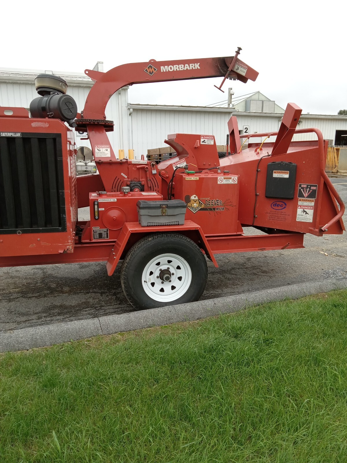 12 Inch Morbark Chipper, Beever M12R, 2014, APRX 950 Hours, Local Pick ...
