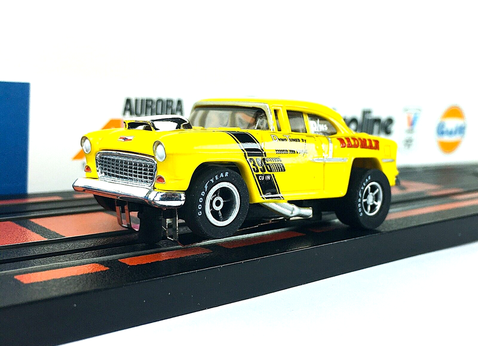 Ho Slot Cars, Auto World G/ AFX Type, 55 Chevy BADMAN, Special Edition ...