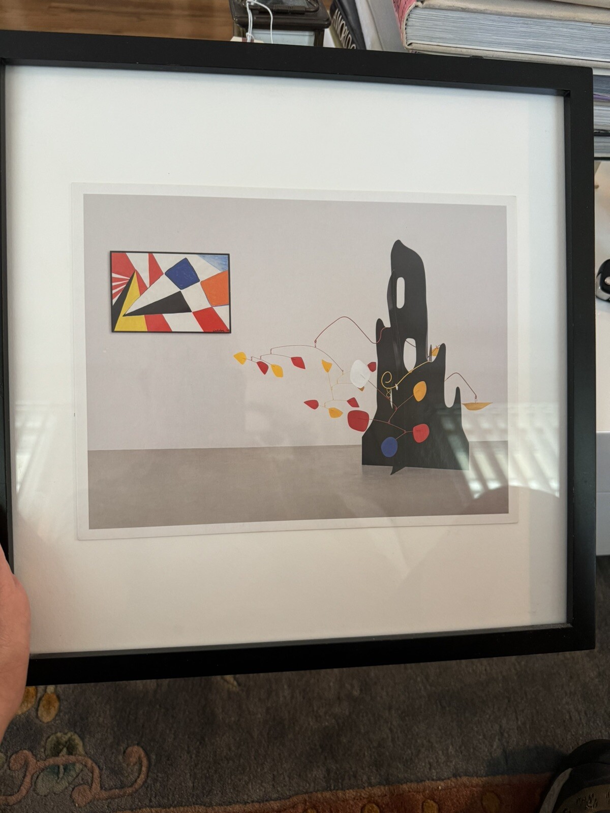 Alexander Calder Print 8x10 In 15x15 Frame. | eBay