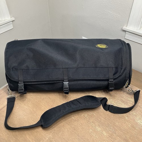 SKYROLL Carry-On Garment Bag / Shoe Carrier Black Fabric w/ Shoulder ...